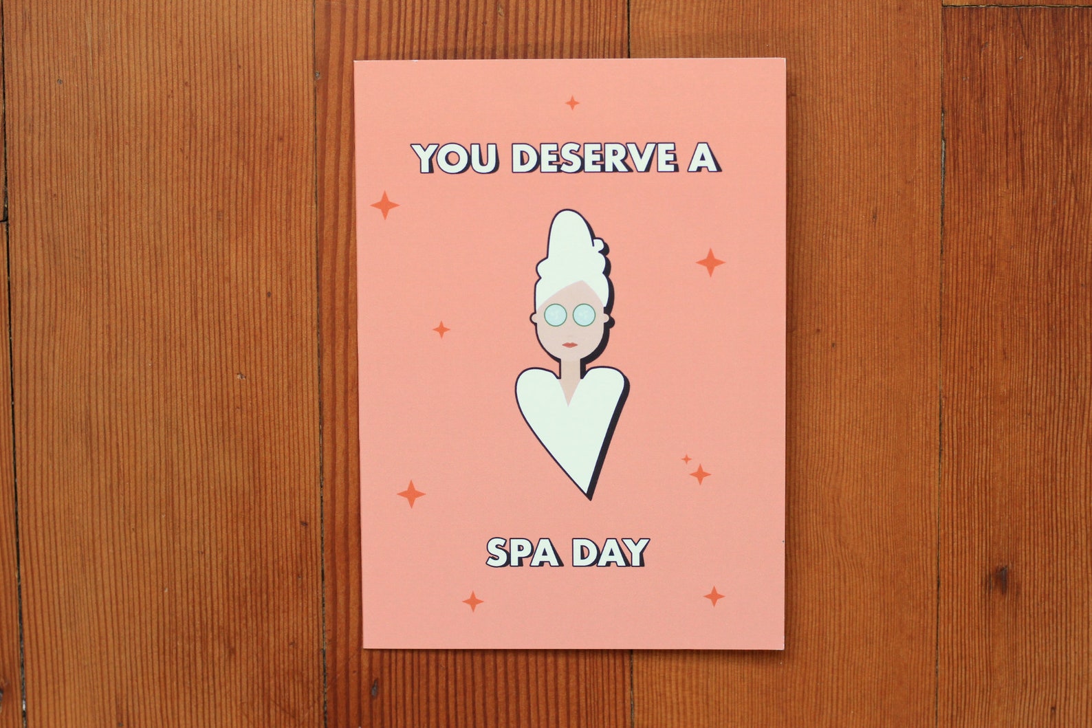 You Deserve a Spa Day | Greeting Card - Etsy