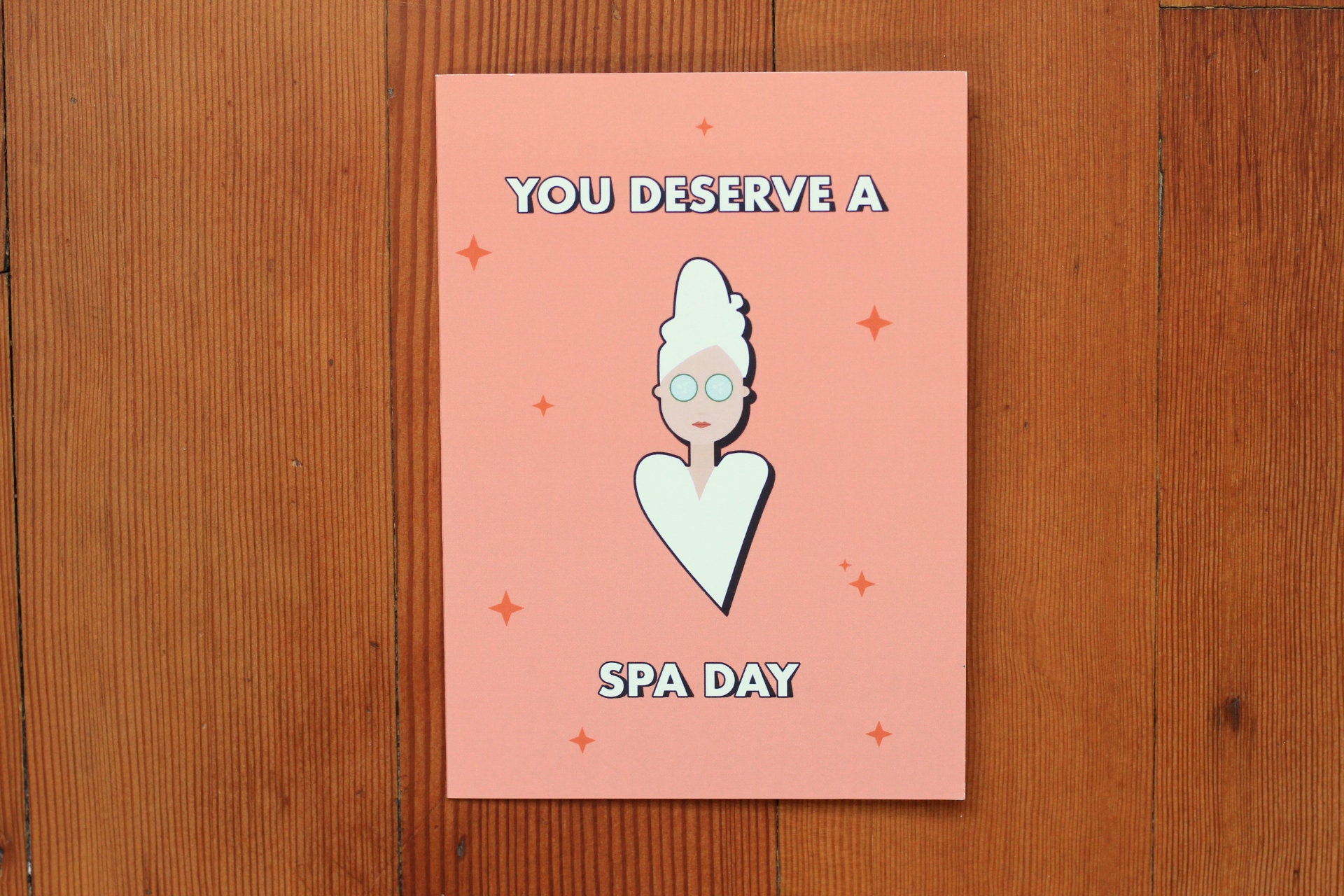 You Deserve a Spa Day | Greeting Card - Etsy