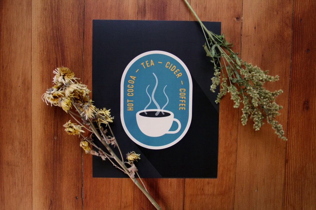 Coffee Station Poster | 8x10 Print - Etsy