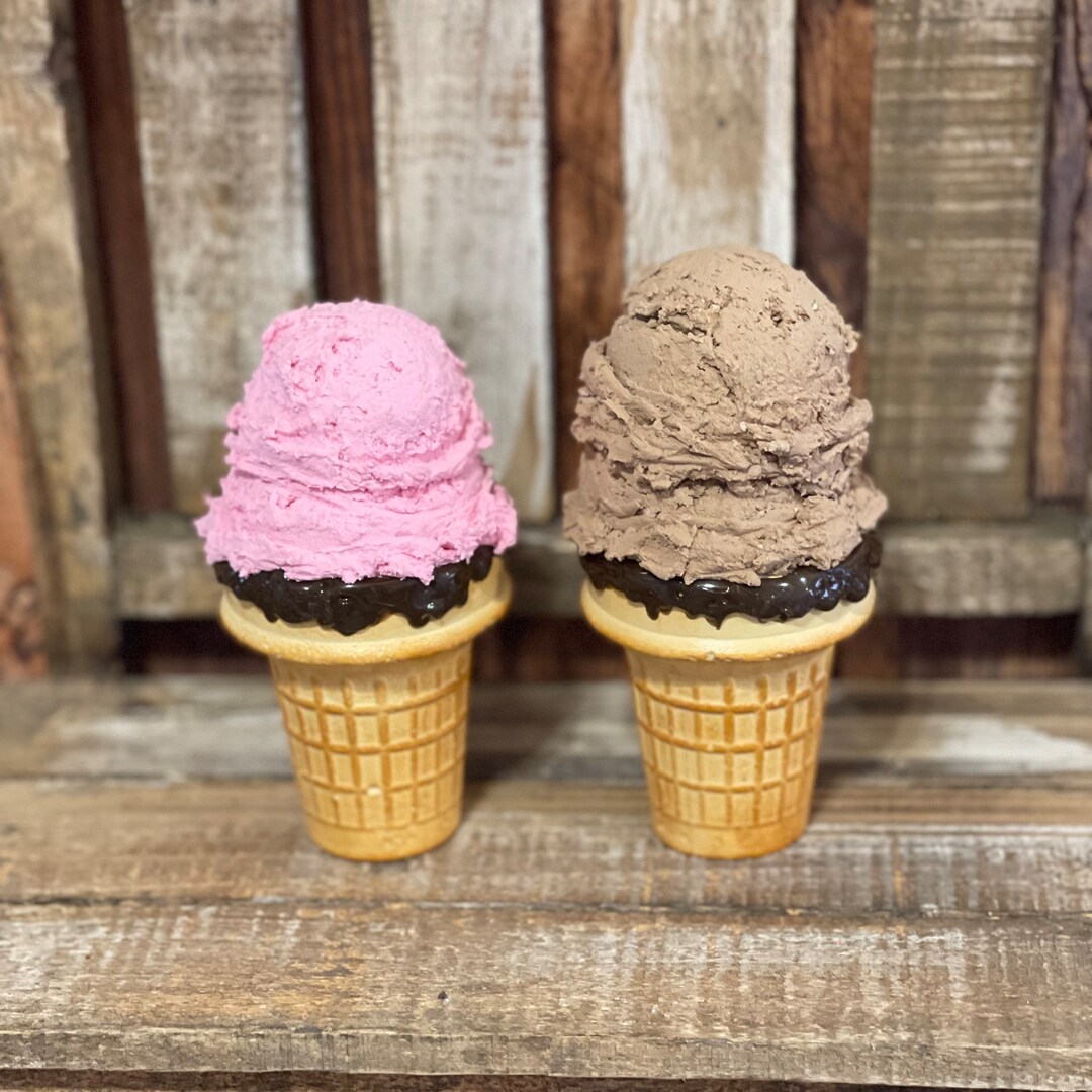 Fake Ice Cream Cones Realistic Ice Cream Ice Cream Cone - Etsy