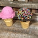 Fake Mini Ice Cream Cones, Realistic Ice Cream, Ice Cream Cone Decor ...