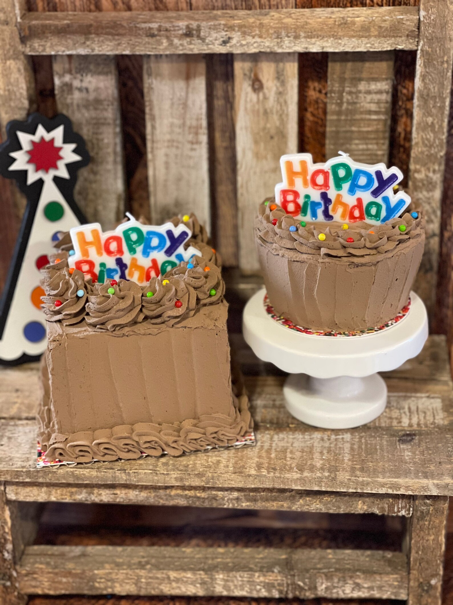 Birthday Fake Cakes, Fake Birthday Cake, Birthday Party Decor, Birthday ...