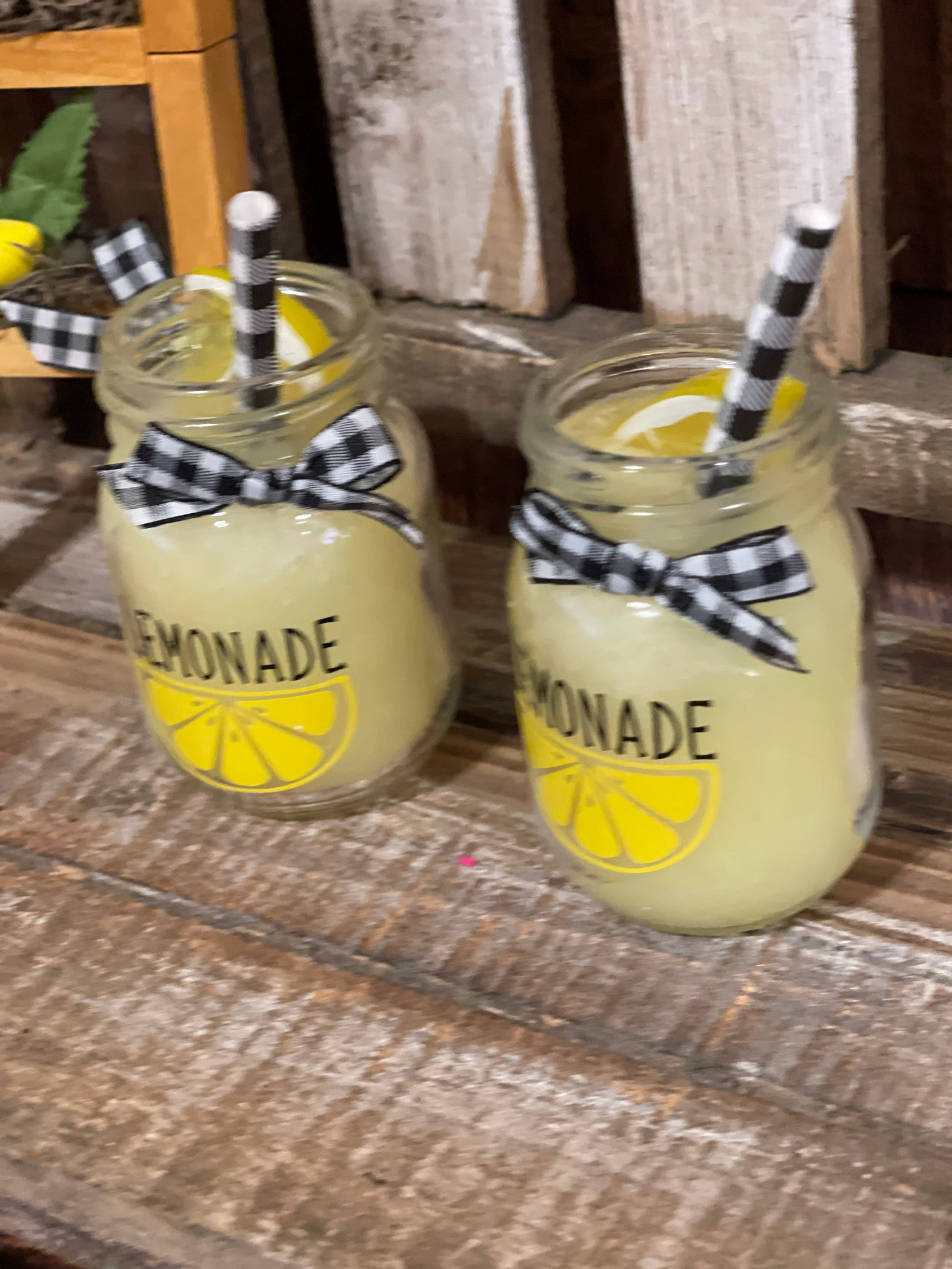 Fake Lemonade Summer Decor Summer Drinks Faux Drinks - Etsy