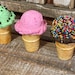 Fake Mini Ice Cream Cones, Realistic Ice Cream, Ice Cream Cone Decor ...