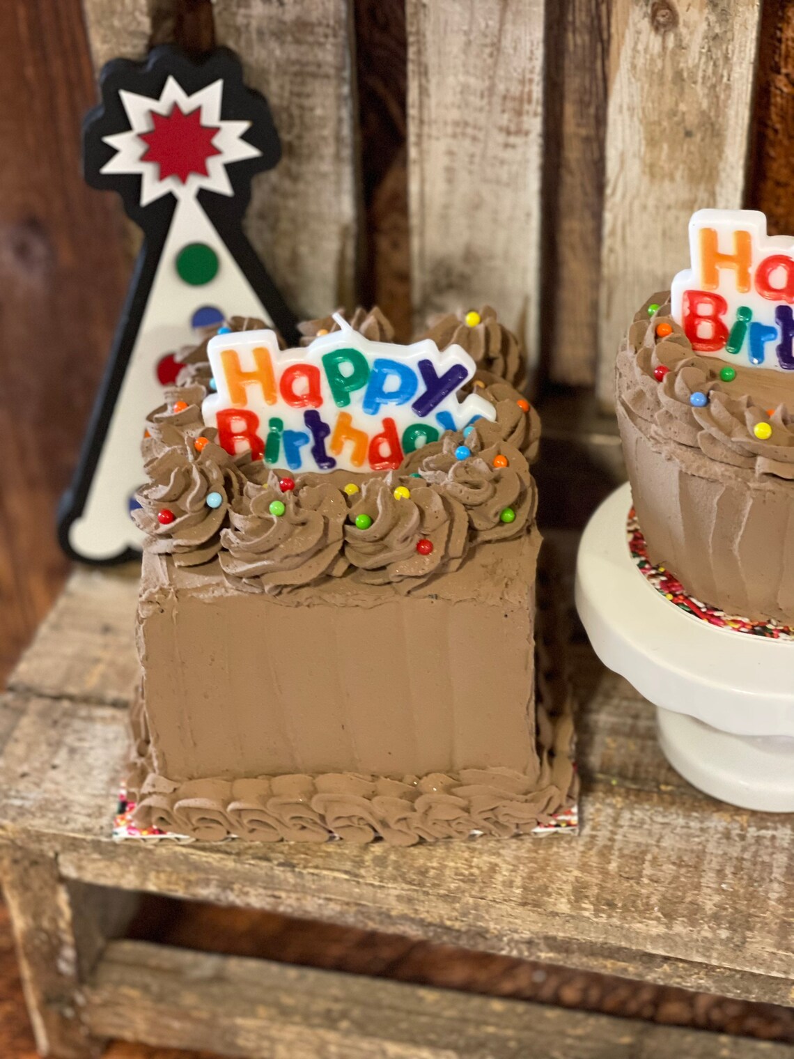 Birthday Fake Cakes Fake Birthday Cake Birthday Party Decor - Etsy