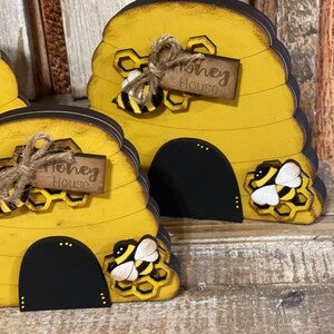 Bee Wood Sign, Bee Tiered Tray Decor, Bee Home Decor, Honey Sign, Honey ...