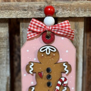 Gingerbread Tag Ornament, Gingerbread Tiered Tray Decor, Gingerbread ...