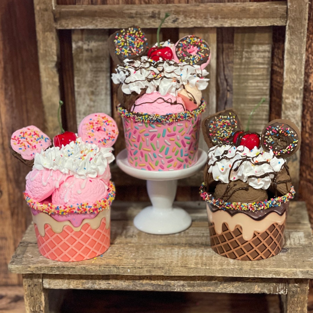Fake Ice Cream Bowl, Fake Ice Cream, Ice Cream Party Decor, Fake ...