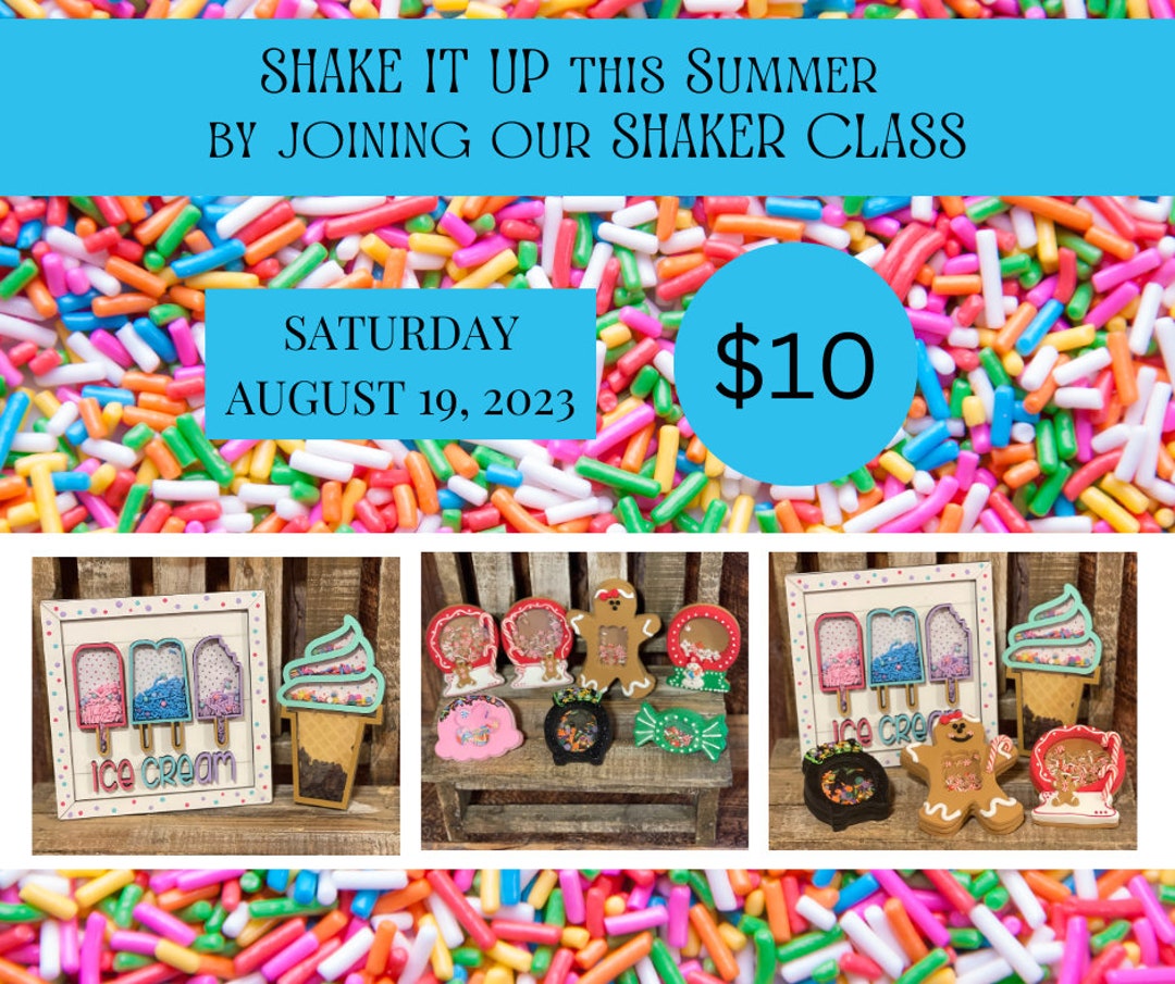 Pams Shaker Class, Shaker Cookie Class, Faux Shaker Cookie, Wood Shaker ...