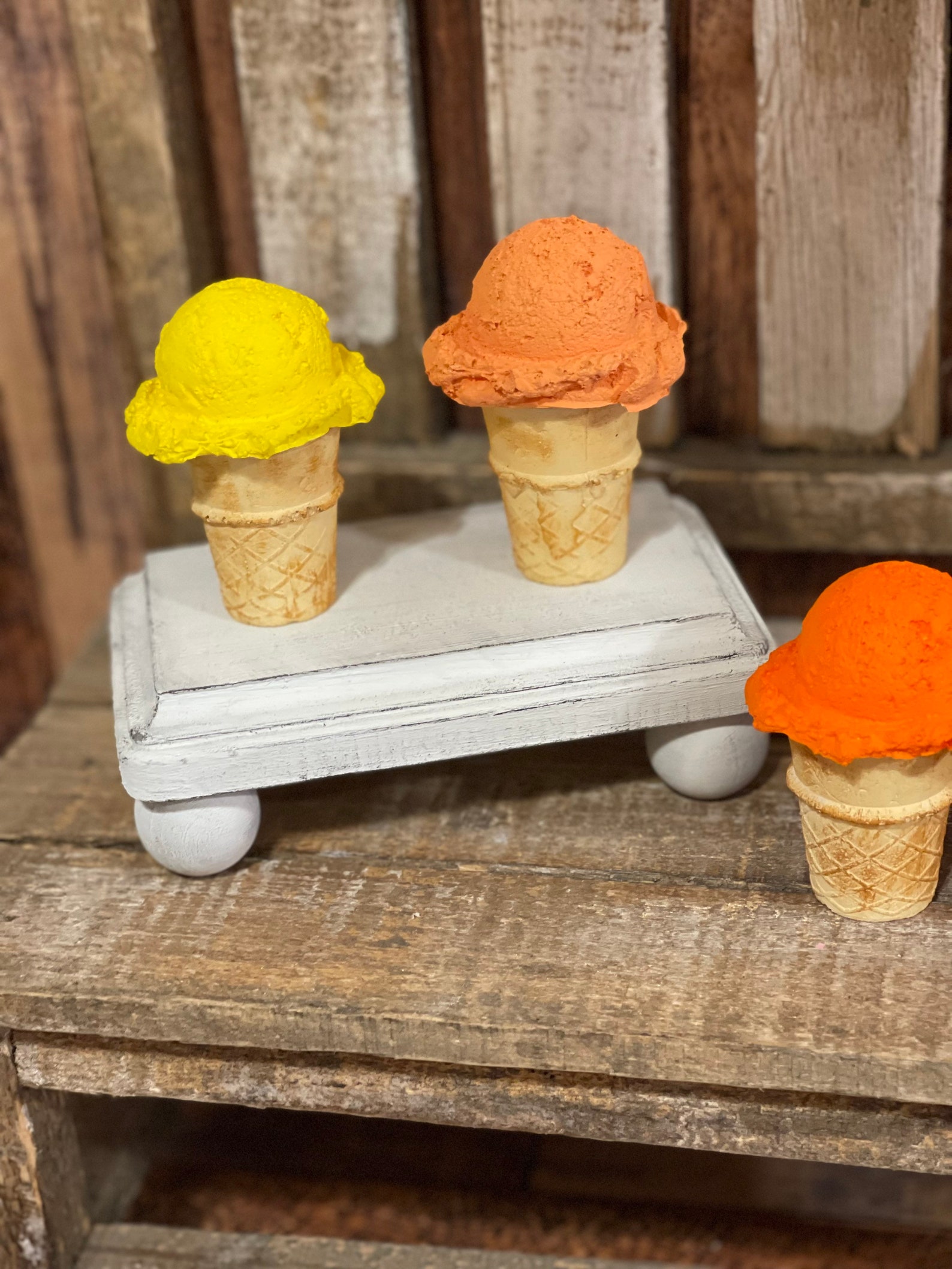 Fake Mini Ice Cream Cones, Realistic Ice Cream, Ice Cream Cone Decor ...