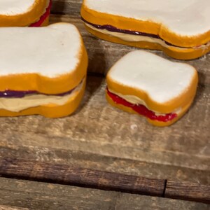 Fake Peanut Butter and Jelly Sandwich, PB&J Tiered Tray Decor, Fake ...