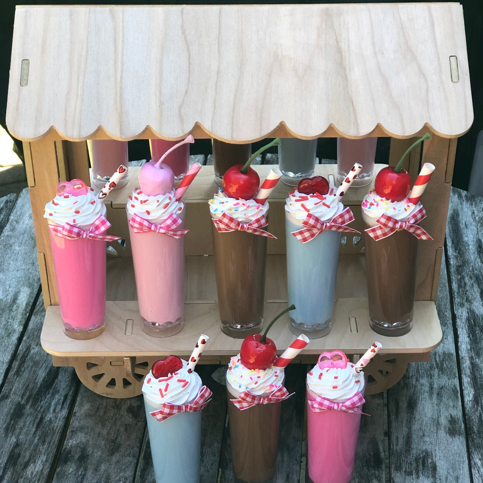 Fake Milkshake Faux Milkshake Strawberry Milkshake | Etsy