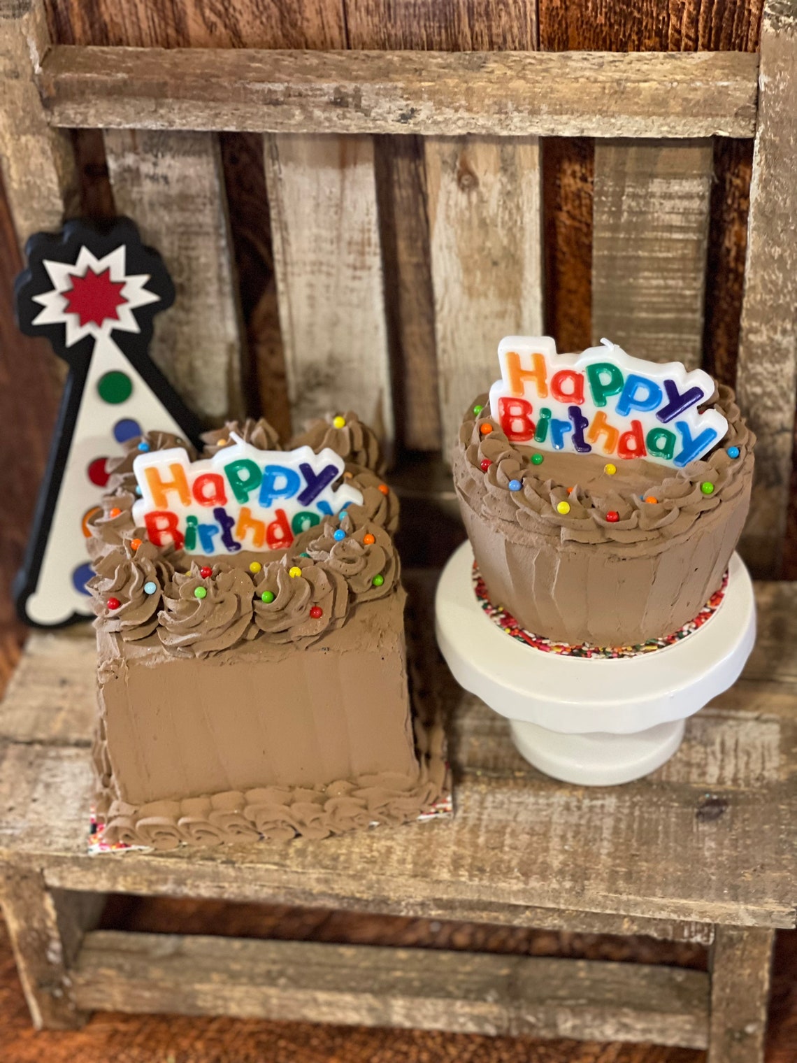 Birthday Fake Cakes Fake Birthday Cake Birthday Party Decor - Etsy