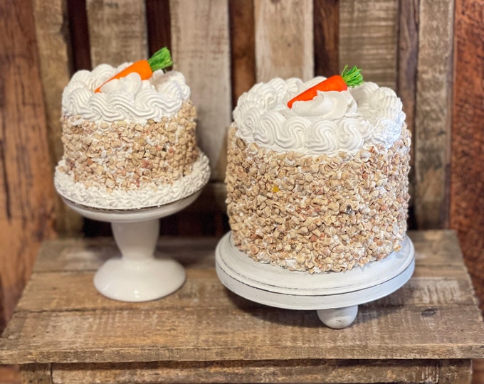 Fake Carrot Cake, Easter Decor, Fake Easter Cake, Fake Cake, Photo Prop ...
