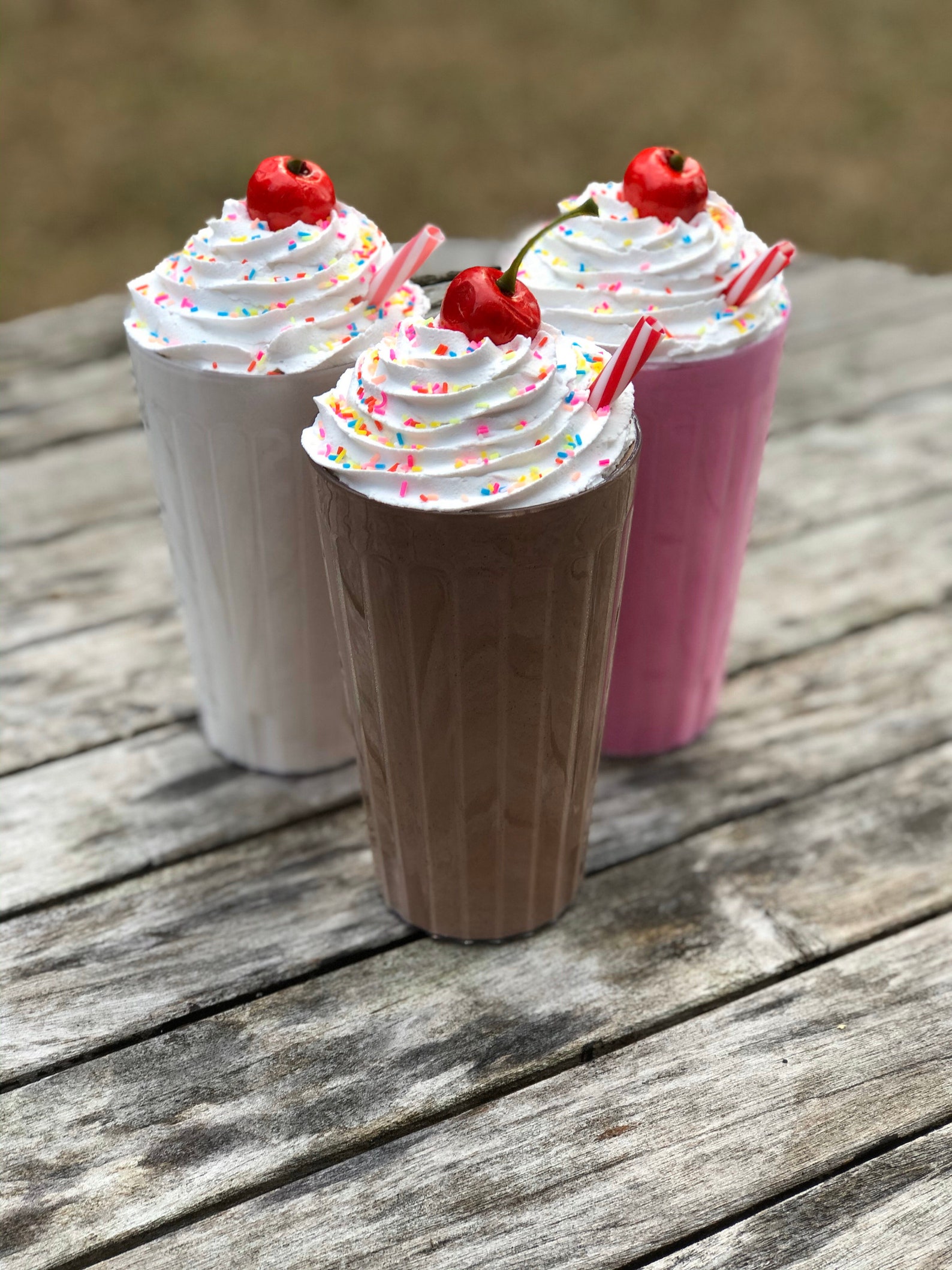 Fake Milkshake Faux Milkshake Strawberry Milkshake - Etsy