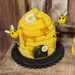 Fake Bee Mini Beehive Cake, Fake Mini Cake, Bee Tiered Tray Decor, Fake ...
