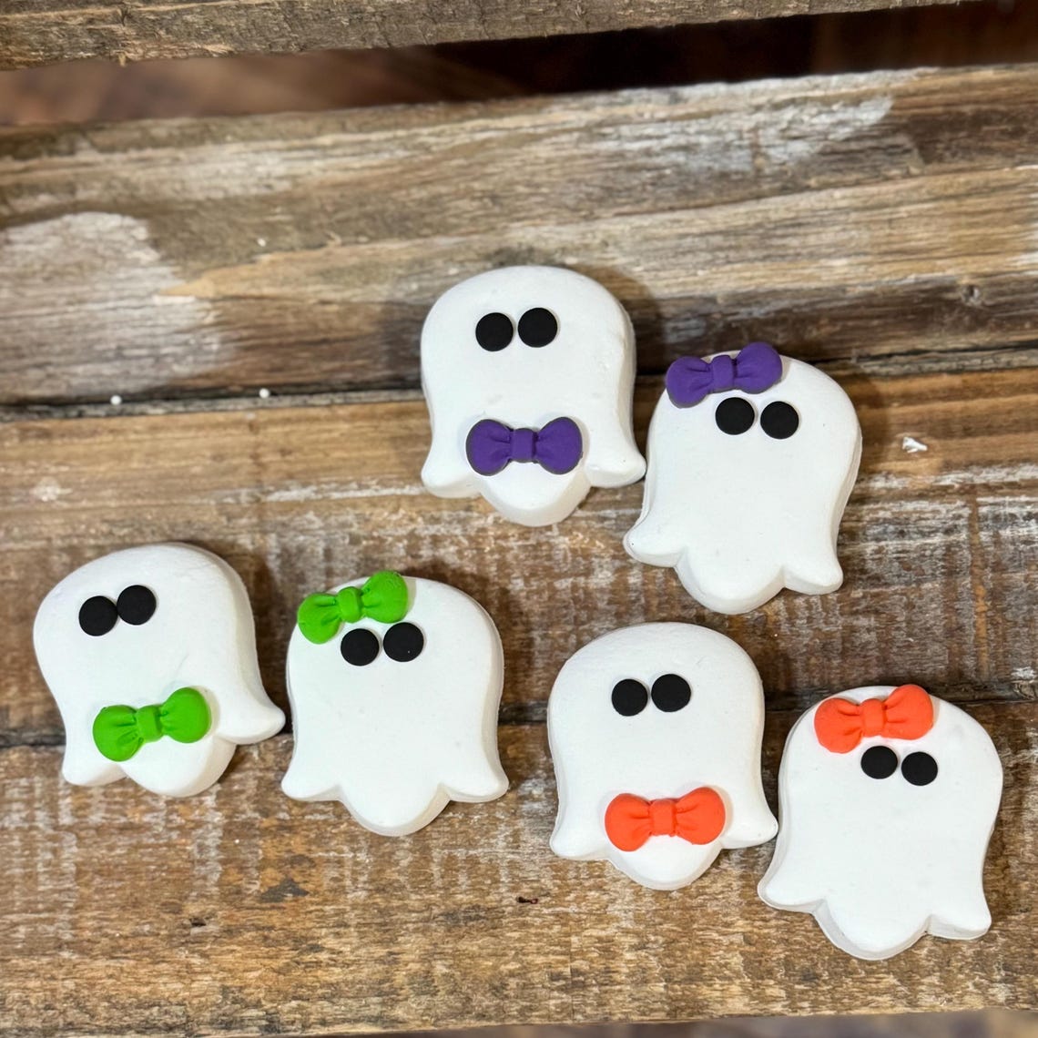 Set of 2 Fake Ghost Cookies, Halloween Decor, Halloween Tiered Tray ...