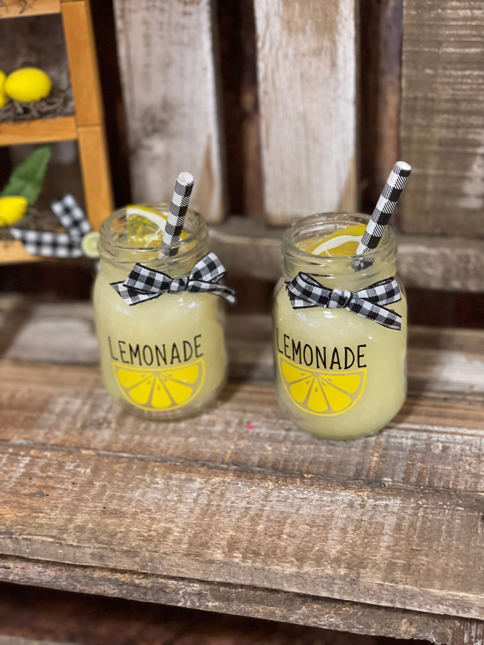 Fake Lemonade Summer Decor Summer Drinks Faux Drinks - Etsy