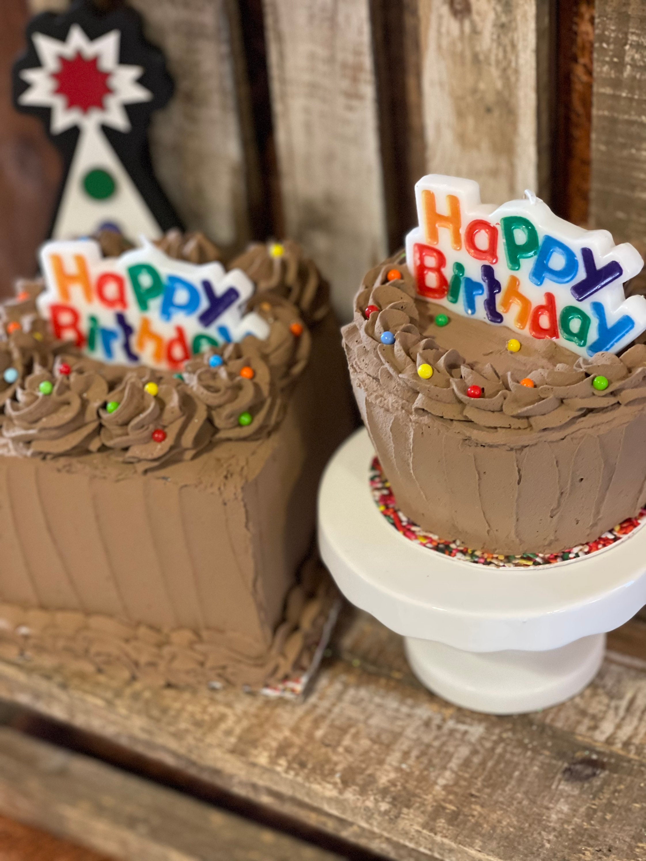 Birthday Fake Cakes Fake Birthday Cake Birthday Party Decor - Etsy