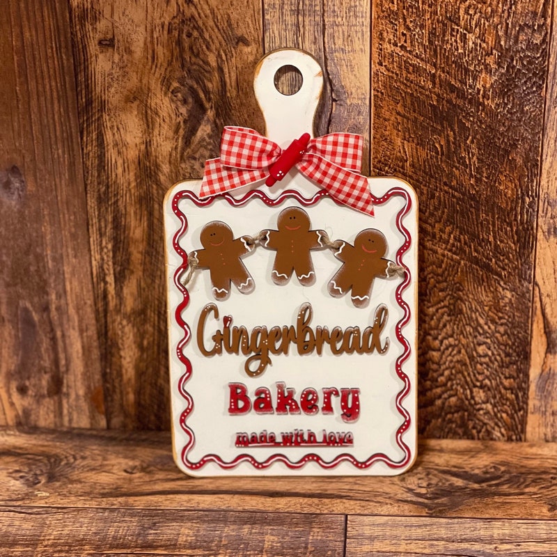 Gingerbread Cutting Board - Etsy