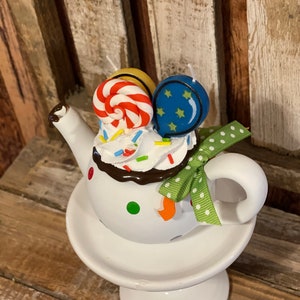 Birthday Mini Tea Pot, Birthday Decor, Mini Tea Pot, Birthday Photo ...