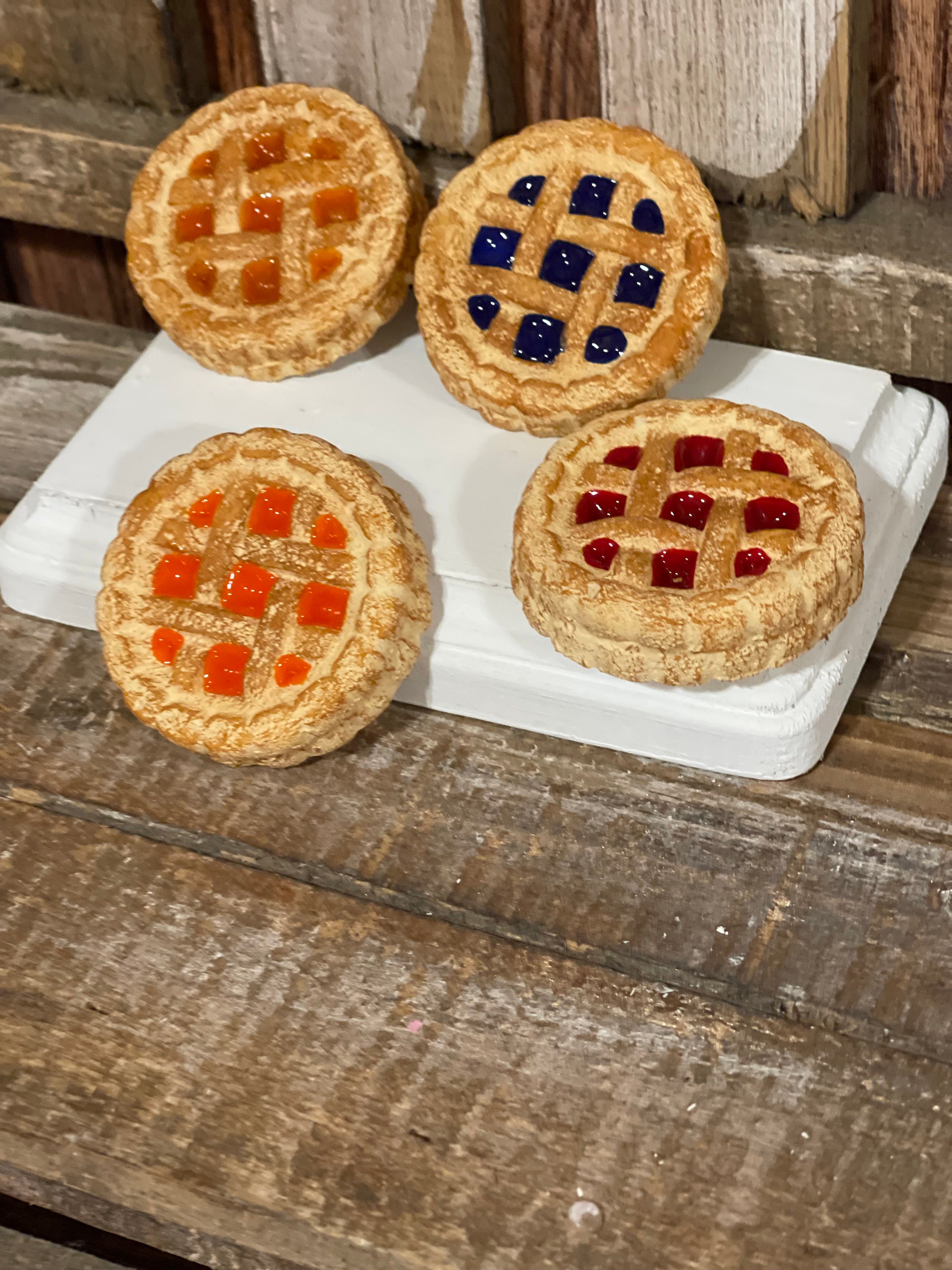 Fake Mini Pie, Fake Pumpkin Pie, Fake Cherry Pie, Fake Blueberry Pie ...
