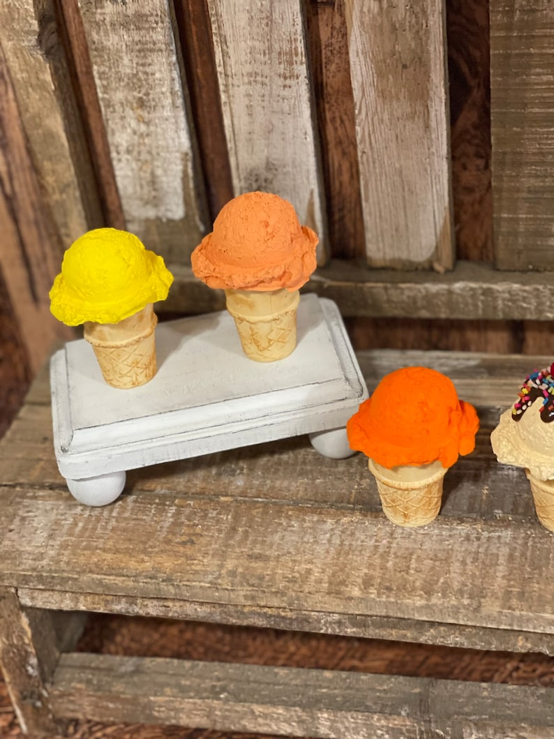Fake Mini Ice Cream Cones, Realistic Ice Cream, Ice Cream Cone Decor ...