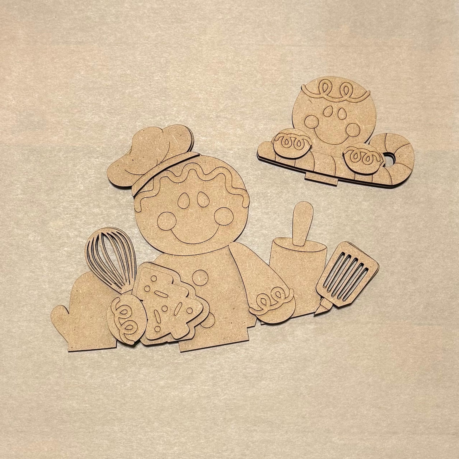 Gingerbread Basket Insert, Gingerbread Wood Project, Gingerbread Tiered ...