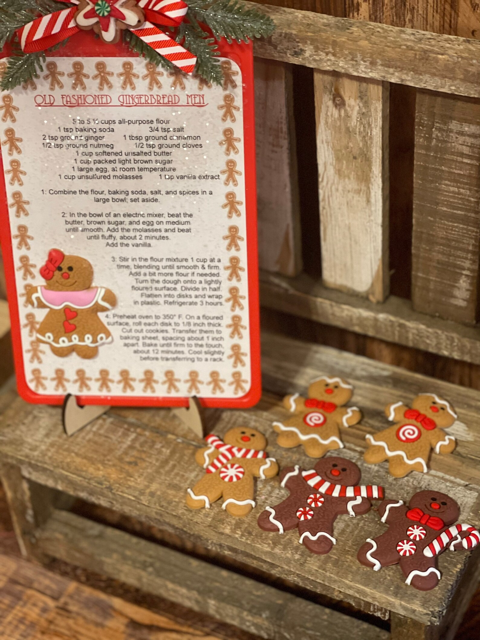 Gingerbread Cutting Board Gingerbread Decor Kitchen Decor - Etsy