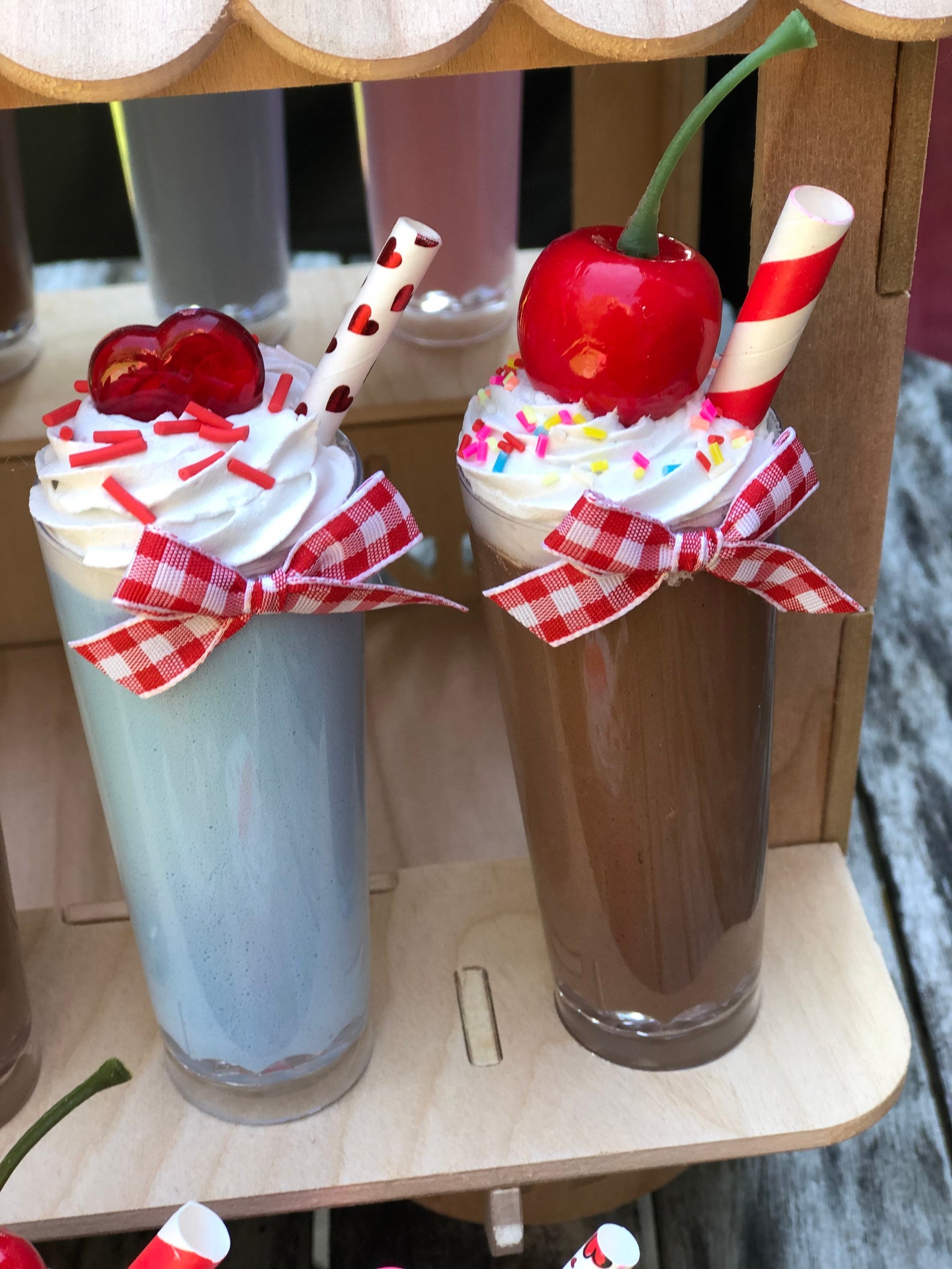 Fake Milkshake Faux Milkshake Strawberry Milkshake | Etsy