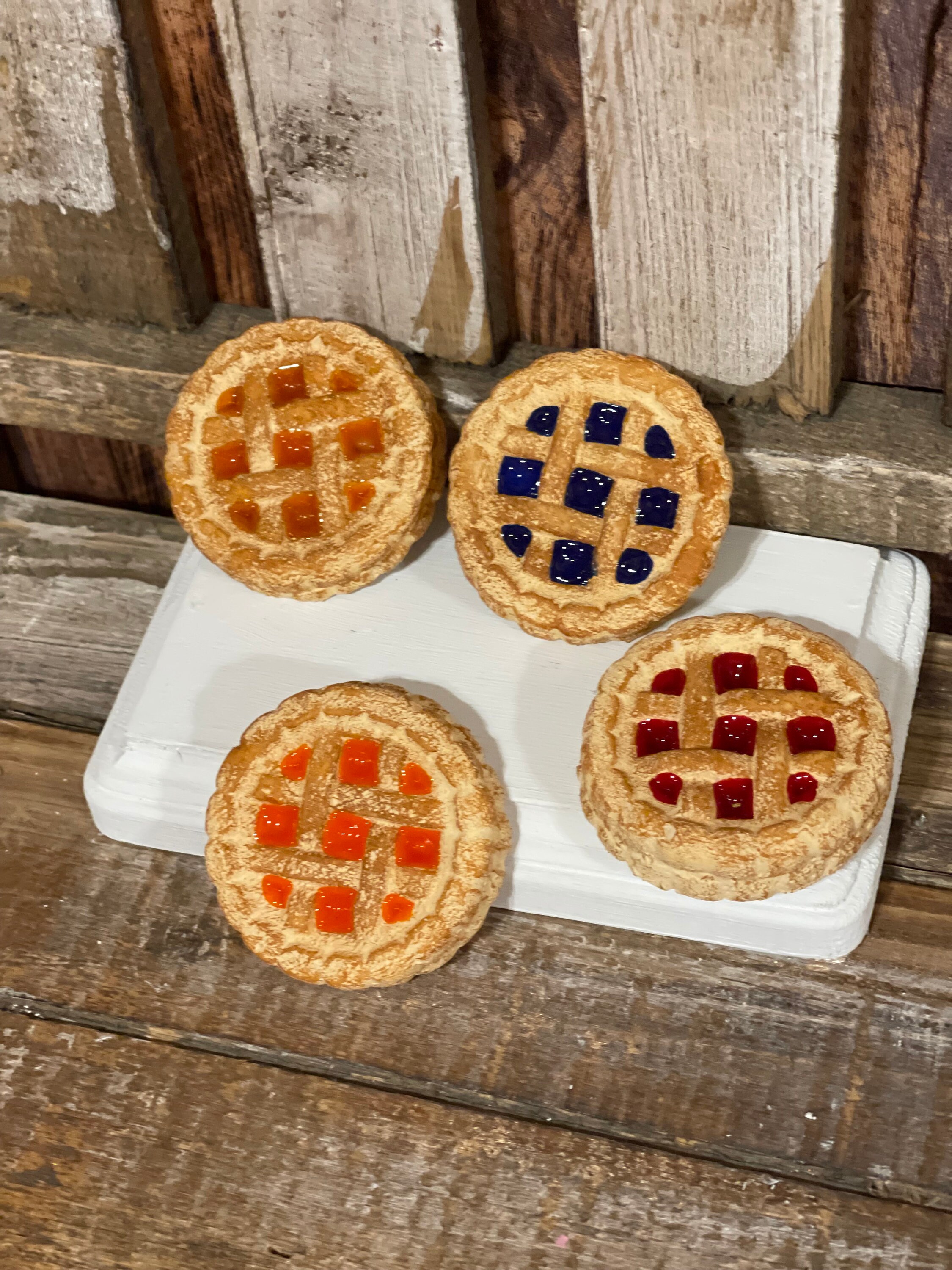 Fake Mini Pie, Fake Pumpkin Pie, Fake Cherry Pie, Fake Blueberry Pie ...
