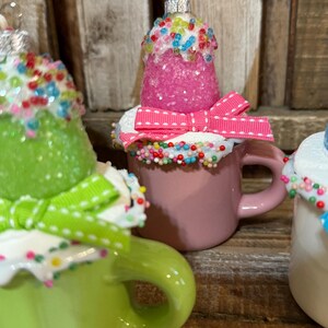 Fake Gumdrop Drinks, Fake Gumdrop Hot Chocolate, Christmas Tiered Tray ...