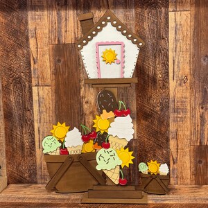 Ice Cream Basket Insert, Ice Cream Wood Project, Ice Cream Tiered Tray ...