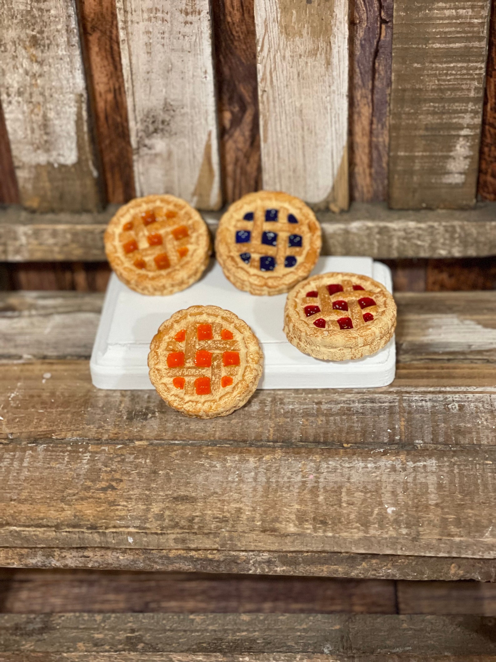 Fake Mini Pie, Fake Pumpkin Pie, Fake Cherry Pie, Fake Blueberry Pie ...