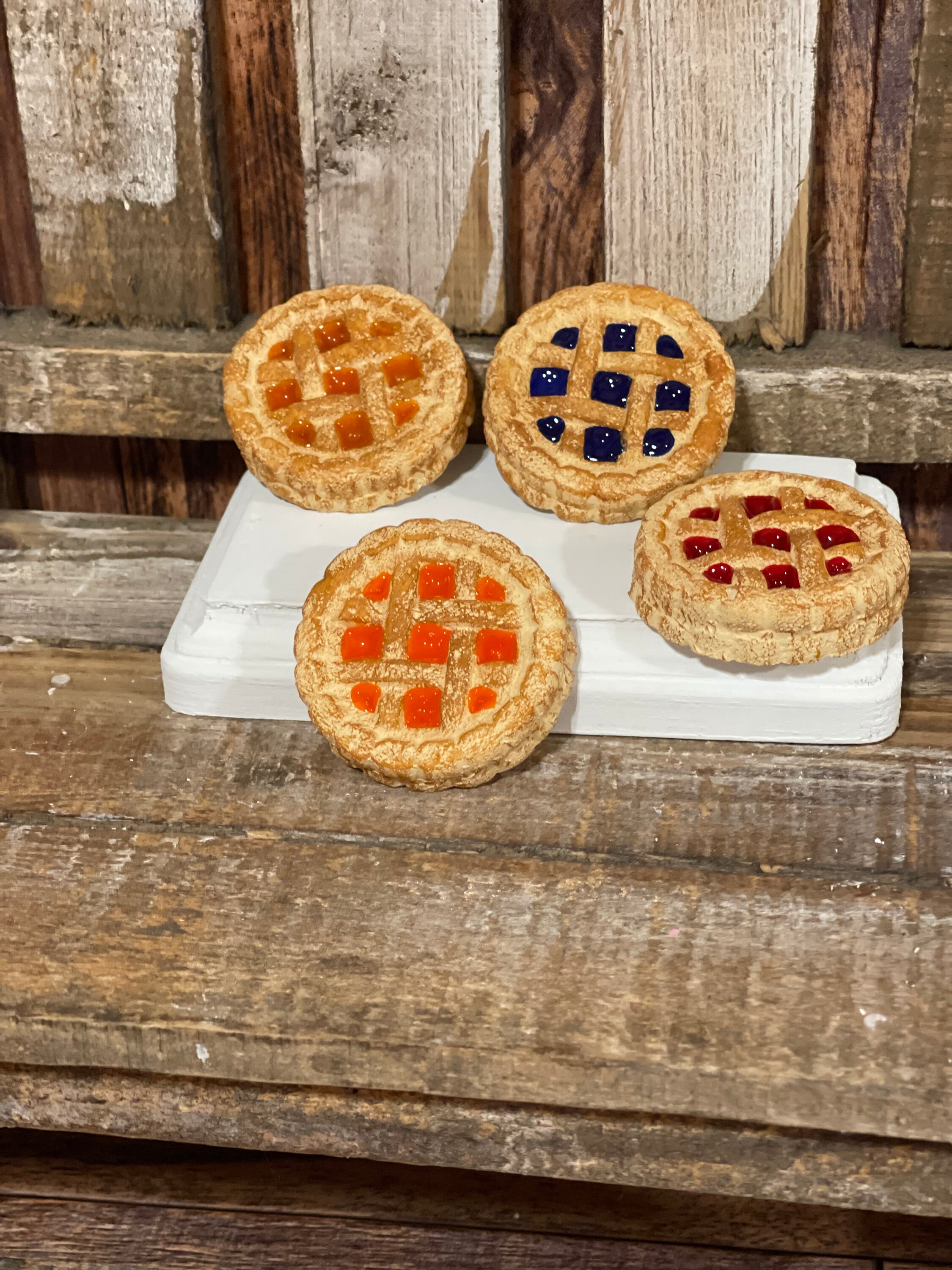 Fake Mini Pie, Fake Pumpkin Pie, Fake Cherry Pie, Fake Blueberry Pie ...