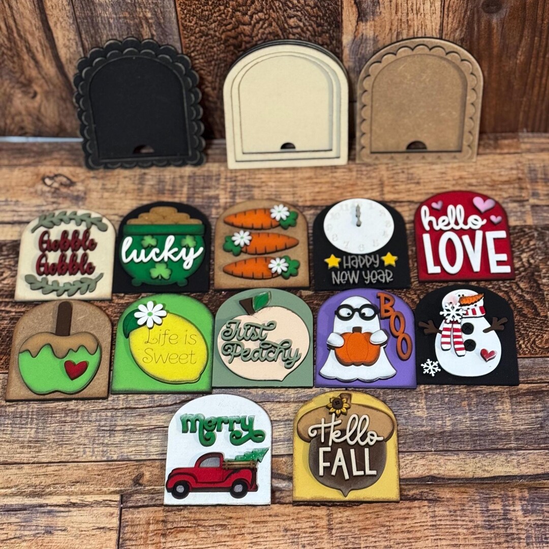 Mini Arch Signs for Mini Arch Boho Frames, Mini Interchangeable Signs ...