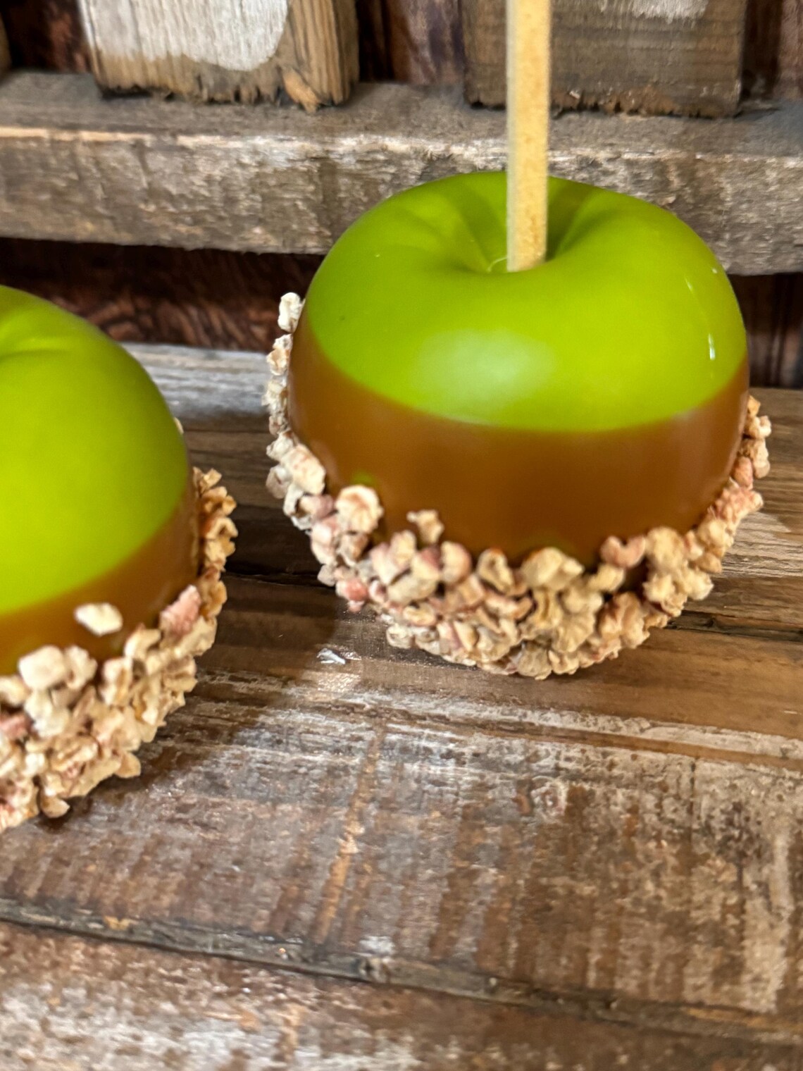 Small Fake Caramel Apples, Faux Candy Apple, Faux Caramel Apple, Fake ...