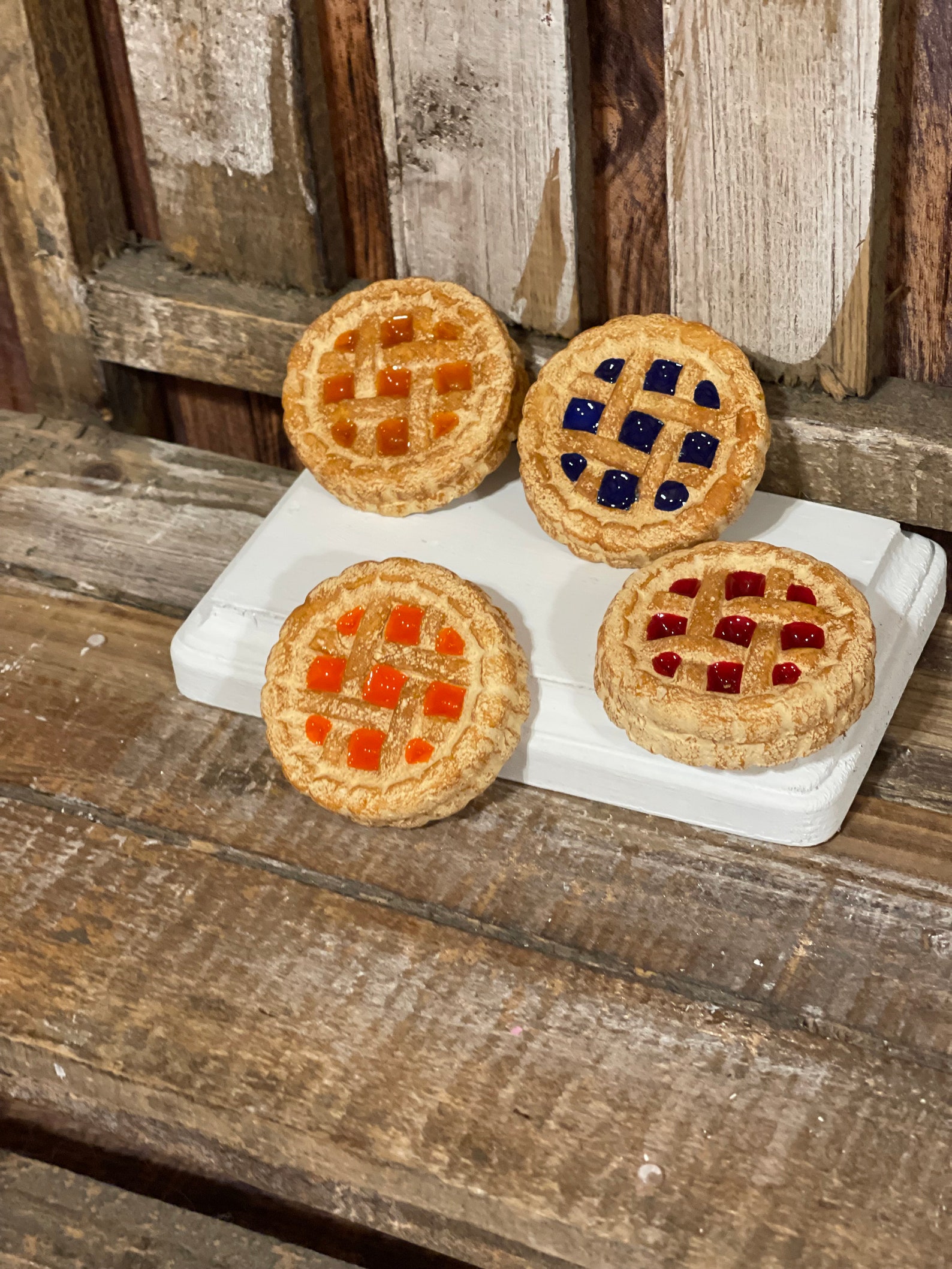 Fake Mini Pie, Fake Pumpkin Pie, Fake Cherry Pie, Fake Blueberry Pie ...