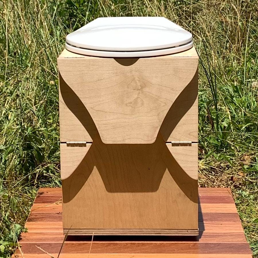 Bullcrapper Composting Toilet With Diverter and Stool - Etsy