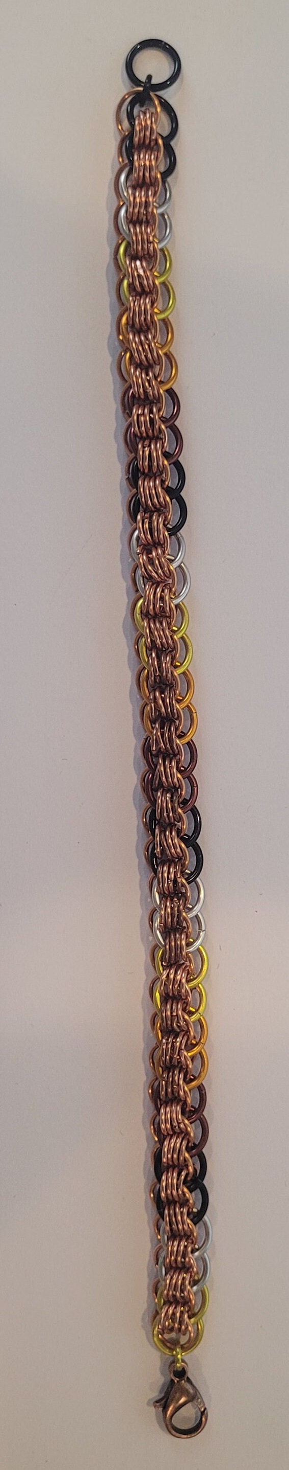 Bear LGBTQIA Pride Gay Flag Chainmail Bracelet Jewelry - Etsy