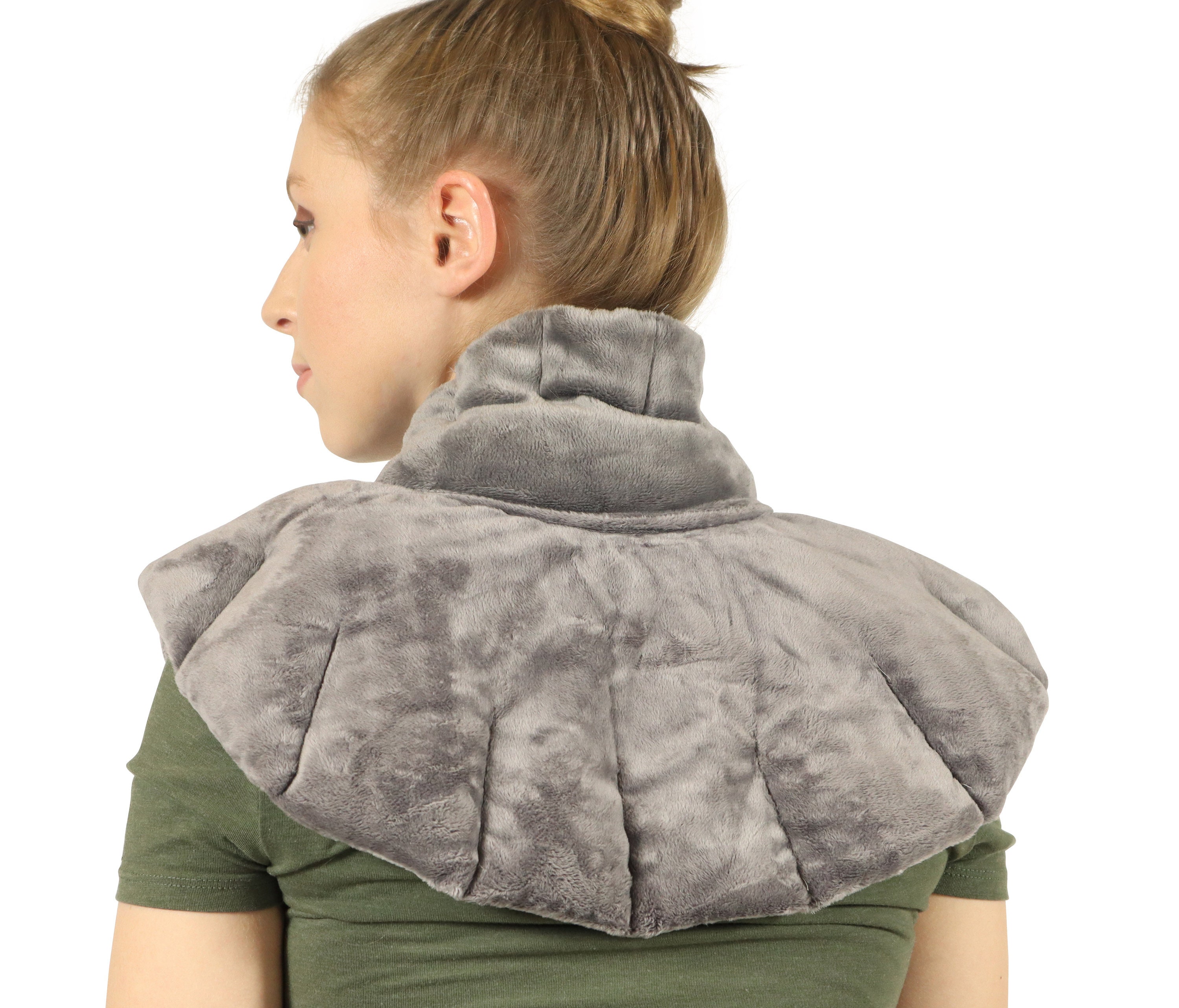Heated Microwavable Neck and Shoulder Wrap Herbal Hot/cold Deep ...