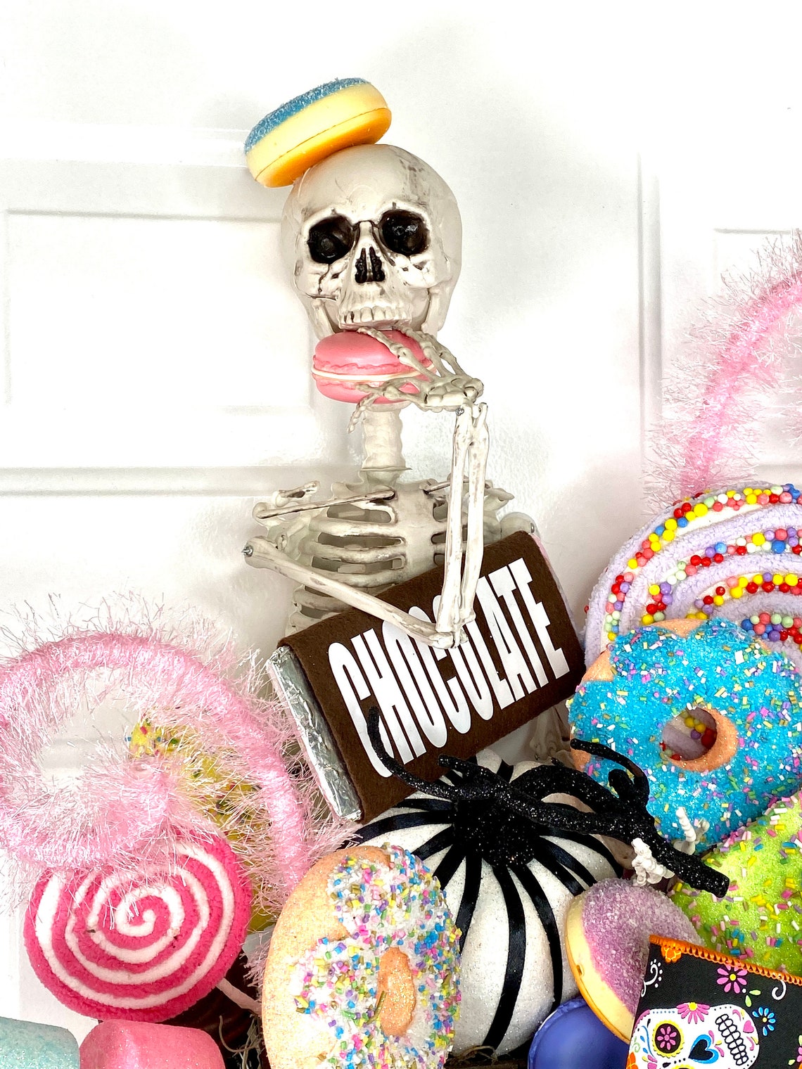 Skeleton Candy Wall Decor Halloween Decor Halloween Wall | Etsy