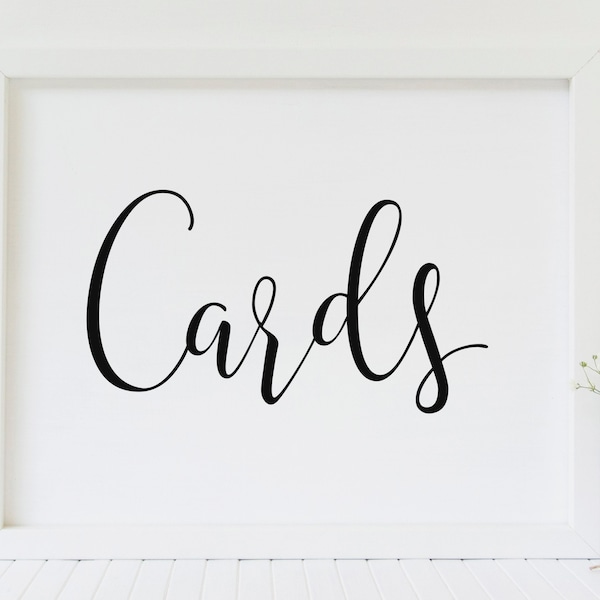 Card Box Sign - Etsy