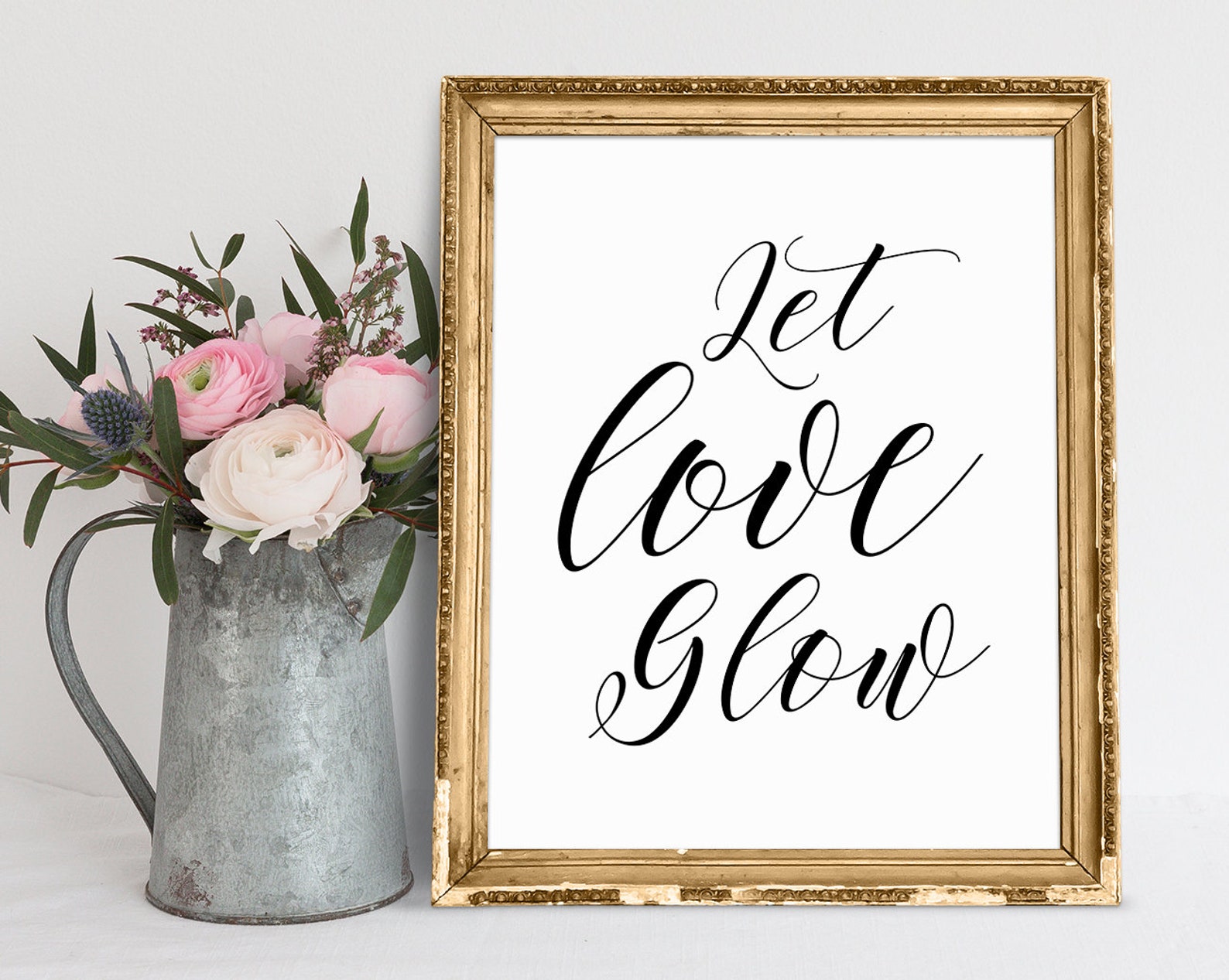 Let Love Glow Sign Let Love Glow Wedding Sign Let Love Glow - Etsy