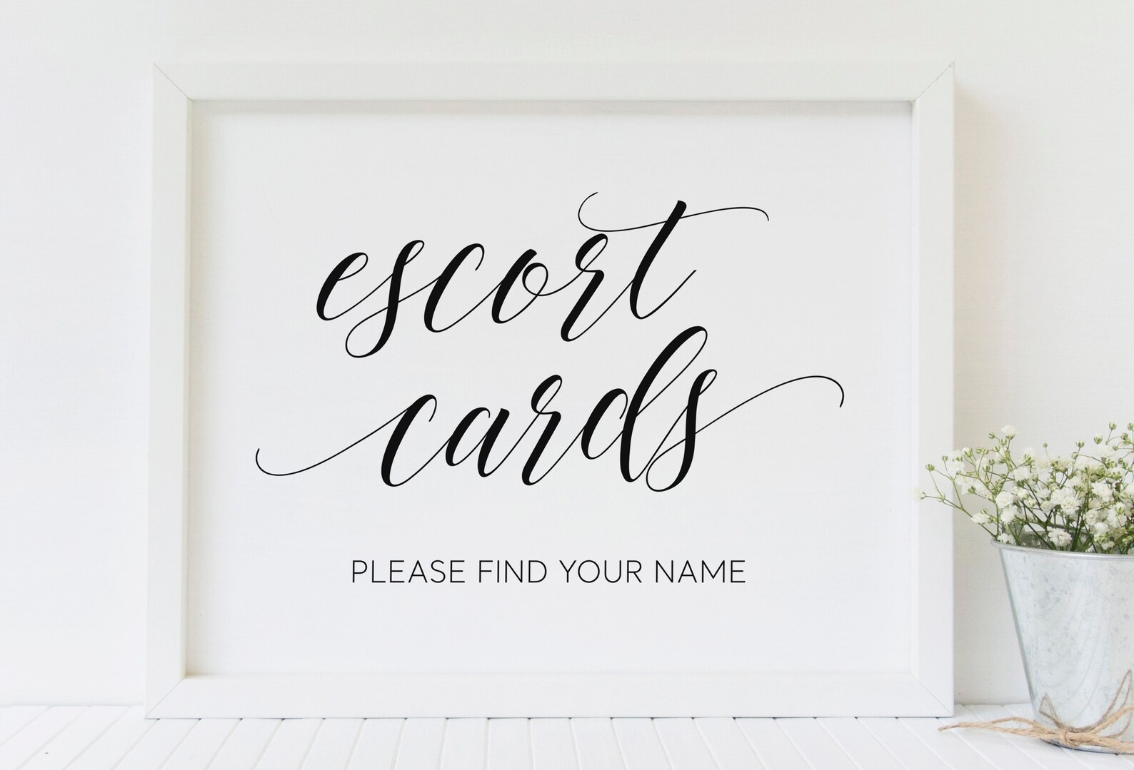 Escort Cards Sign Wedding Signs Wedding Signage Reception | Etsy