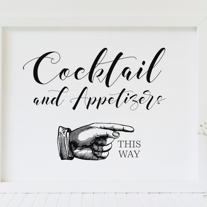 Appetizer Sign - Etsy