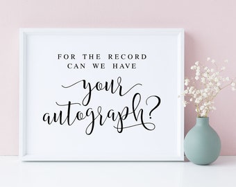 Wedding Autograph Book - Etsy