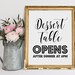 Wedding Dessert Table Sign: Modern Minimalist Print (PDF & JPG) - Etsy