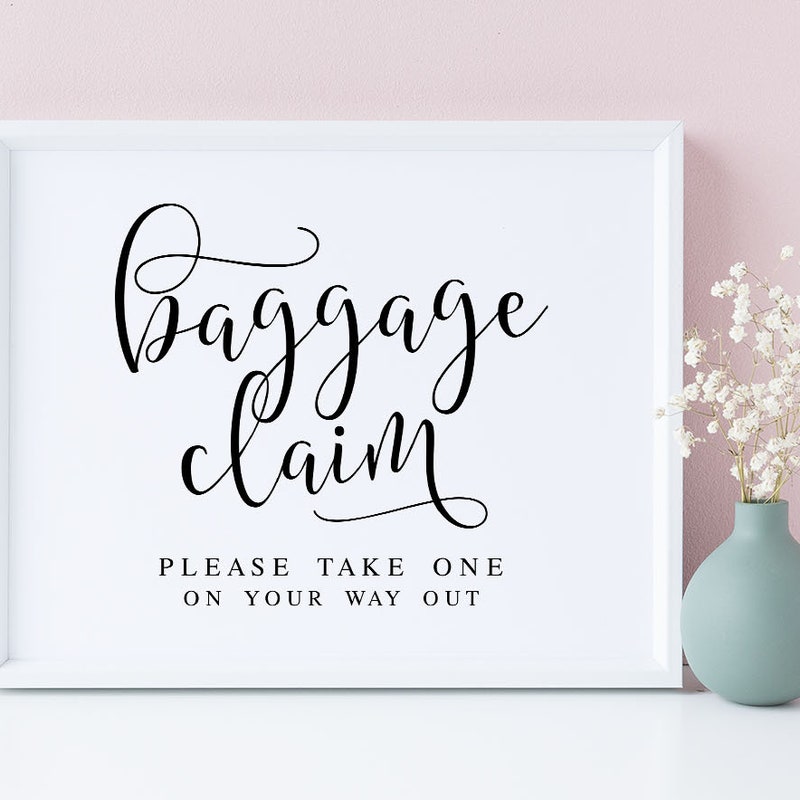 Baggage Claim Sign - Etsy