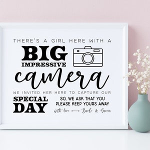 Unplugged Wedding Sign, Unplugged Photographer Sign, Unplugged Ceremony ...